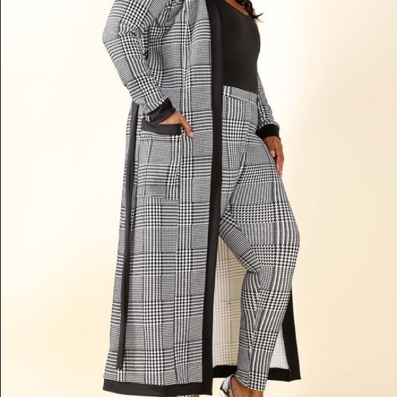 Pants & Jumpsuits | Houndstooth 2 Piece Set | Poshmark